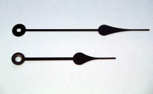 100MM METAL DOUBLE SPADE PAIRS OF HANDS QUARTZ